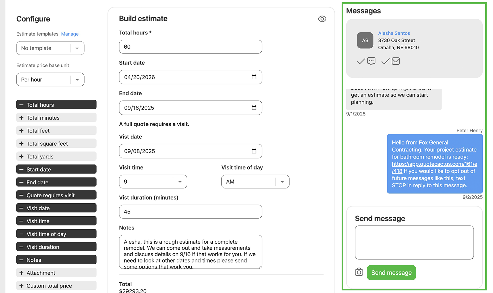 Sending messages to prospects – Compose and send communications ...